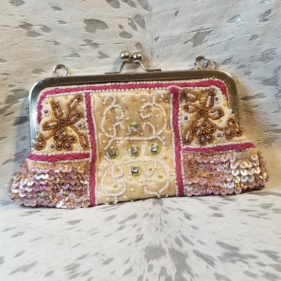 Bags | Vintage Sequence And Beaded Bag | Poshmark
